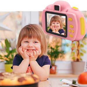 #Nktx4G 2 0-Inch Cartoon Digital Camera Hd 1080P Anti-Fall Front and Rear Dual Head Camera Children's Photo Toy Birthday Gift