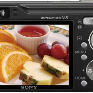 Sony Cybershot DSCW90 8.1MP Digital Camera with 3x Optical Zoom and Super Steady Shot (Black)