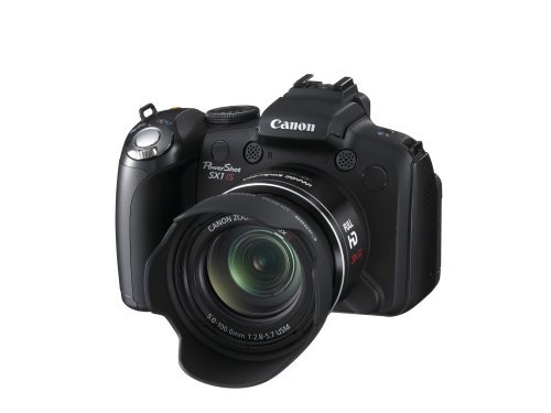 Canon PowerShot SX1IS 10 MP CMOS Digital Camera with 20x Wide Angle Optical Image Stabilized Zoom and 2.8-inch LCD