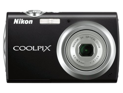 Nikon Coolpix S230 10MP Digital Camera with 3x Optical Zoom and 3 inch Touch Panel LCD (Jet Black)