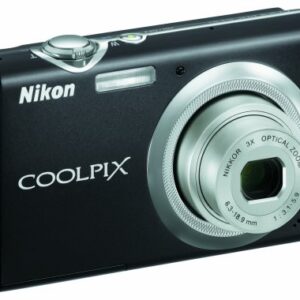 Nikon Coolpix S230 10MP Digital Camera with 3x Optical Zoom and 3 inch Touch Panel LCD (Jet Black)