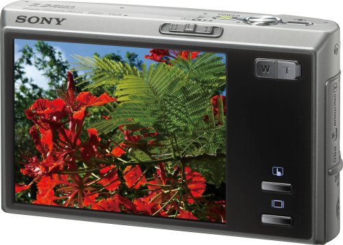 Sony Cybershot DSC-T50 7.2MP Digital Camera with 3x Optical Zoom (Silver)