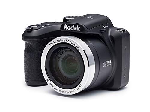 Kodak PIXPRO Astro Zoom AZ401-BK 16MP Digital Camera with 40X Optical Zoom and 3" LCD (Black) (Renewed)