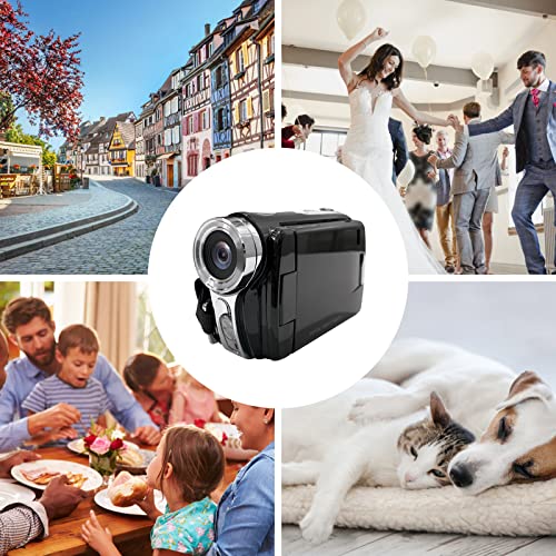 Onlyliua HD Digital Camera, 16Million Pixe-l, 16x Digital Zoom Camera, LCD Screen, Night Vision DV, Motion Detectio, USB Interface, Support SD Card