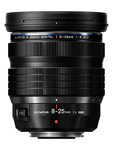 OM Digital Solutions M.Zuiko Digital ED 8-25mm F4.0 PRO Lens, Black (Renewed)