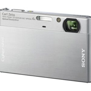 Sony Cybershot DSC-T77 10.1MP Digital Camera with 4x Optical Zoom with Super Steady Shot Image Stabilization (Silver)