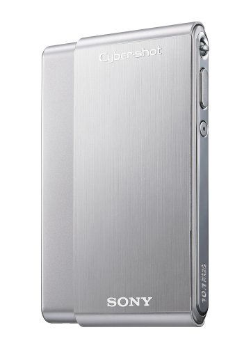 Sony Cybershot DSC-T77 10.1MP Digital Camera with 4x Optical Zoom with Super Steady Shot Image Stabilization (Silver)