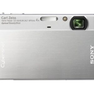 Sony Cybershot DSC-T77 10.1MP Digital Camera with 4x Optical Zoom with Super Steady Shot Image Stabilization (Silver)