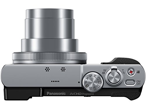 PANASONIC LUMIX ZS50 Camera, 30X LEICA DC Vario-ELMAR Lens, 12.1 Megapixels, High Sensitivity Sensor, Eye Viewfinder, DMC-ZS50S (USA SILVER)