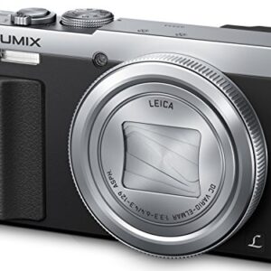 PANASONIC LUMIX ZS50 Camera, 30X LEICA DC Vario-ELMAR Lens, 12.1 Megapixels, High Sensitivity Sensor, Eye Viewfinder, DMC-ZS50S (USA SILVER)