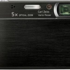 Sony Cybershot DSC-T100 8.1MP Digital Camera with 5x Optical Zoom and Super Steady Shot (Black)