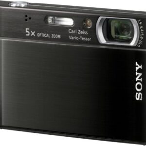 Sony Cybershot DSC-T100 8.1MP Digital Camera with 5x Optical Zoom and Super Steady Shot (Black)