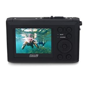 Coleman C40WP-BK Venture HD 20 Mega Pixels Waterproof Underwater Digital Camera with Full 1080p HD Video, 2.5" LCD & 8X Digital Zoom, Black