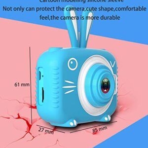 Kids Digital Camera, Kids Video Camera Recorder Shockproof Cameras HD 8 Mega Pixel 2 Inch IPS Screen Kids Mini Camera with 32GB SD for Girls Boys Gifts(Blue)