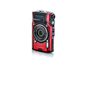 Olympus Tough TG-6 Waterproof Camera, Red -64GB Basic Bundle (Renewed)