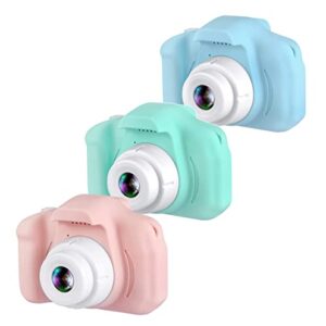 Dartwood Bundle - 3-Pack 1080p Digital Camera for Kids with 2.0” Color Display Screen & Micro-SD Card Slot 32GB SD Card Included