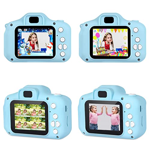 Dartwood Bundle - 3-Pack 1080p Digital Camera for Kids with 2.0” Color Display Screen & Micro-SD Card Slot 32GB SD Card Included