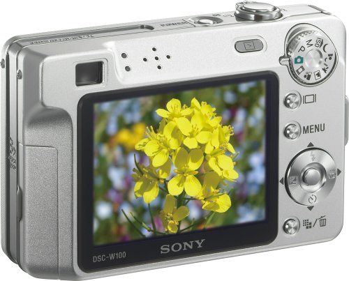 Sony Cybershot DSC-W100 8.1MP Digital Camera with 3x Optical Zoom