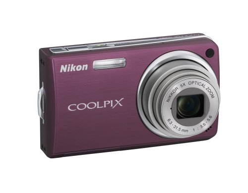 Nikon Coolpix S550 10MP Digital Camera with 5x Optical Zoom (Plum)