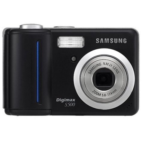 Samsung Digimax S500 5.1MP Digital Camera with 3x Optical Zoom (Black)