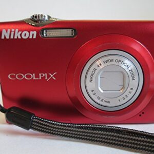 Nikon Coolpix S205 Digital Camera (Red)