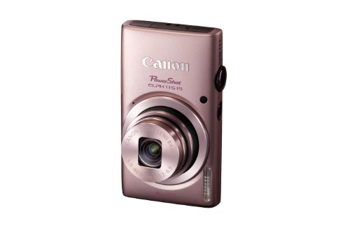 Canon PowerShot ELPH 115 is 16.0 MP Digital Camera with 8X Optical Zoom with a 28mm Wide-Angle Lens and 720p HD Video Recording (Pink)