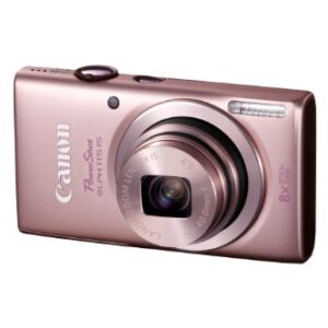 Canon PowerShot ELPH 115 is 16.0 MP Digital Camera with 8X Optical Zoom with a 28mm Wide-Angle Lens and 720p HD Video Recording (Pink)