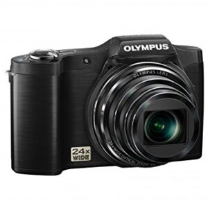 Olympus SZ-12 14MP Digital Camera with 24x Wide-Angle Zoom (Black) (Old Model)