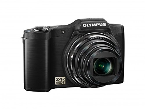 Olympus SZ-12 14MP Digital Camera with 24x Wide-Angle Zoom (Black) (Old Model)