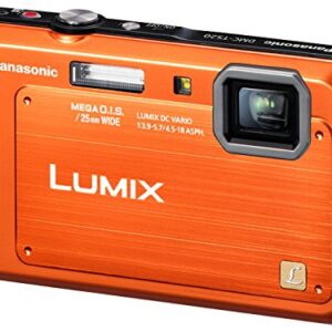 Panasonic Lumix TS20 16.1 MP TOUGH Waterproof Digital Camera with 4x Optical Zoom (Orange) (OLD MODEL)