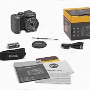 KODAK PIXPRO Astro Zoom AZ255-BK 16MP Digital Camera with 25X Optical Zoom 24mm Wide Angle 1080P Full HD Video and 3" LCD (Black)