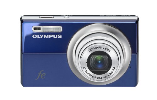 Olympus FE-5010 12MP Digital Camera with 5x Optical Dual Image Stabilized Zoom and 2.7 inch LCD (Blue)