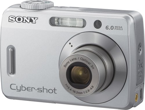 Sony Cybershot S500 6MP Digital Camera with 3x Optical Zoom (OLD MODEL)