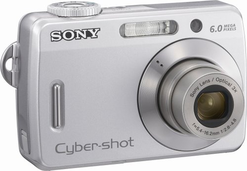 Sony Cybershot S500 6MP Digital Camera with 3x Optical Zoom (OLD MODEL)