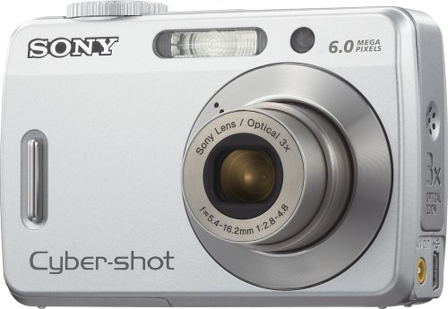 Sony Cybershot S500 6MP Digital Camera with 3x Optical Zoom (OLD MODEL)