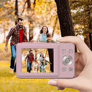 New HD Digital Camera, 1080P High-Definition Digital Camera 44 Million Photos 16x Digital Zoom Camera Anti-Shake Proof Home Camera Support Wide Angle Small Camera for Teens Boys