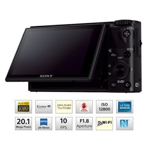 Sony Cyber-shot DSC-RX100 III Digital Still Camera with OLED Finder, Flip Screen, WiFi, and 1? Sensor (Renewed)