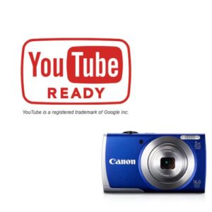 Canon PowerShot A2600 IS 16.0 MP Digital Camera with 5x Optical Zoom and 720p Full HD Video Recording (Blue)