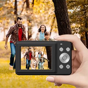 hd camera 1080p with 2.5-inch tft-lcd screen, 16x digital zoom, electronic anti shake built-in flash, suitable for gifts to friends, parents and children