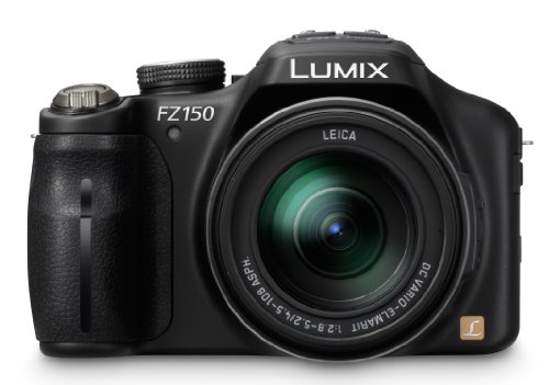 Panasonic DMC-FZ150K 12.1 MP Digital Camera with CMOS Sensor and 24x Optical Zoom (Black) (Discontinued by Manufacturer)