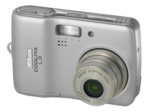 Nikon Coolpix L3 5.1MP Digital Camera with 3x Optical Zoom