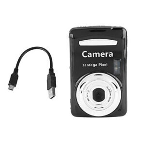 Digital Video Camera, 16MP 720P 30FPS Digital Camera, 16X Zoom Camera for Kids, Beginners, Teenagers, 2.4 Inch Large Screen, 9.5 x 5.5 x 2.5cm(Black)