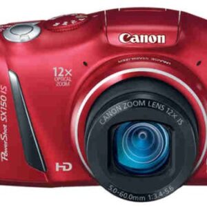 Canon PowerShot SX150 IS 14.1 MP Digital Camera with 12x Wide-Angle Optical Image Stabilized Zoom with 3.0-Inch LCD (Red) (OLD MODEL)