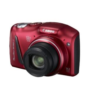 Canon PowerShot SX150 IS 14.1 MP Digital Camera with 12x Wide-Angle Optical Image Stabilized Zoom with 3.0-Inch LCD (Red) (OLD MODEL)