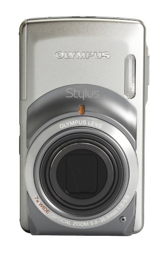 Olympus Stylus 7010 12MP Digital Camera with 7x Dual Image Stabilized Zoom and 2.7 inch LCD (Silver)