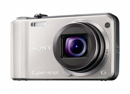 Sony Cyber-Shot DSC-H70 16.1 MP Digital Still Camera with 10x Wide-Angle Optical Zoom G Lens and 3.0-inch LCD (Silver)