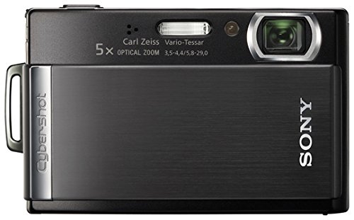 Sony Cybershot DSCT300/B 10.1MP Digital Camera with 5x Optical Zoom with Super Steady Shot (Black)