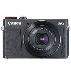 Canon PowerShot G9 X Mark II Compact Digital Camera w/1 Inch Sensor 3inch LCD - Wi-Fi, NFC, Bluetooth Enabled (Black) (Renewed)