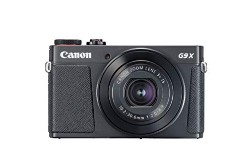 Canon PowerShot G9 X Mark II Compact Digital Camera w/1 Inch Sensor 3inch LCD - Wi-Fi, NFC, Bluetooth Enabled (Black) (Renewed)