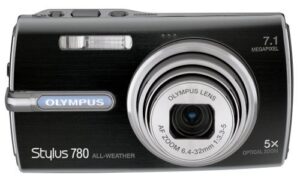 olympus stylus 780 7.1mp digital camera with dual image stabilized 5x optical zoom (black)